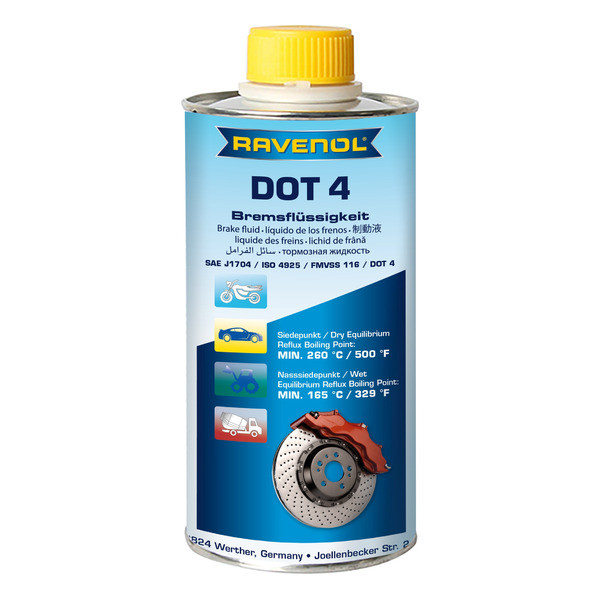 Тормозная жидкость RAVENOL DOT 4